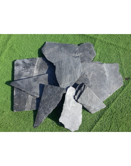 Roca pizarra negra caja de 20 kilos